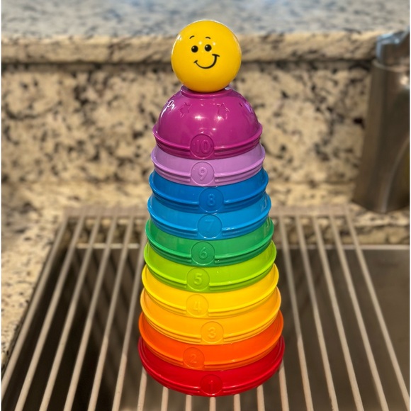 Fisher-Price | Toys | Fisherprice Stack Roll Cups Like New Condition ...